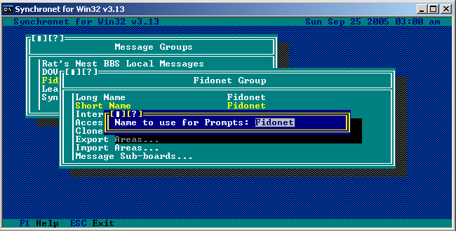 How to Set Up SBBS for Fidonet – Shadowscope