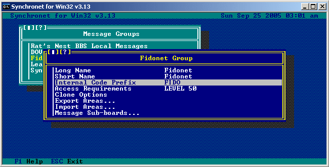 How to Set Up SBBS for Fidonet – Shadowscope